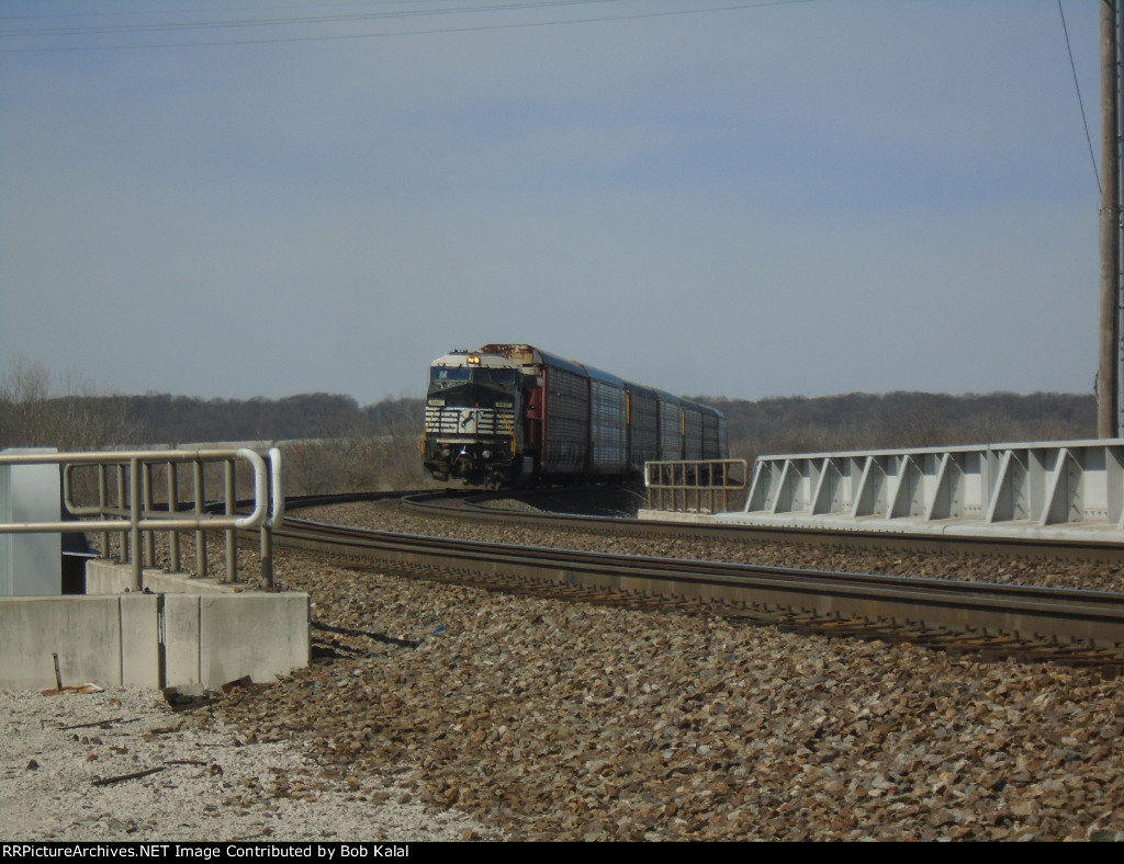 North Bound NS 8447 Double Stack Train